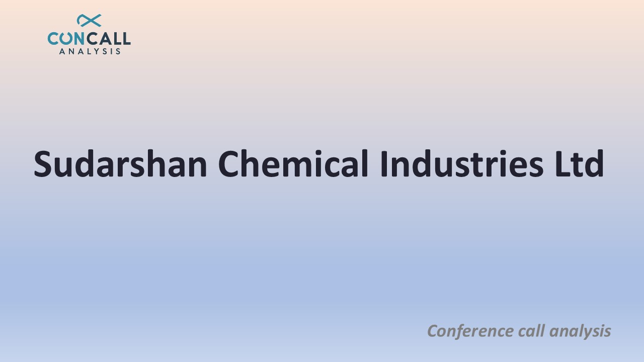 chemical - Concall Analysis